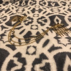 Accessories | Golden Greek Goddess Leaf Hair Pin | Poshmark